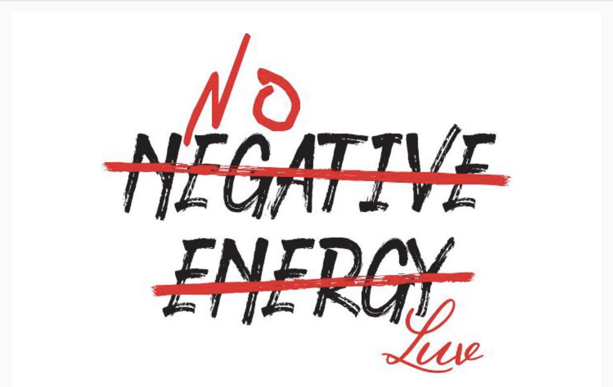 No Negative Energy Luv Apparel